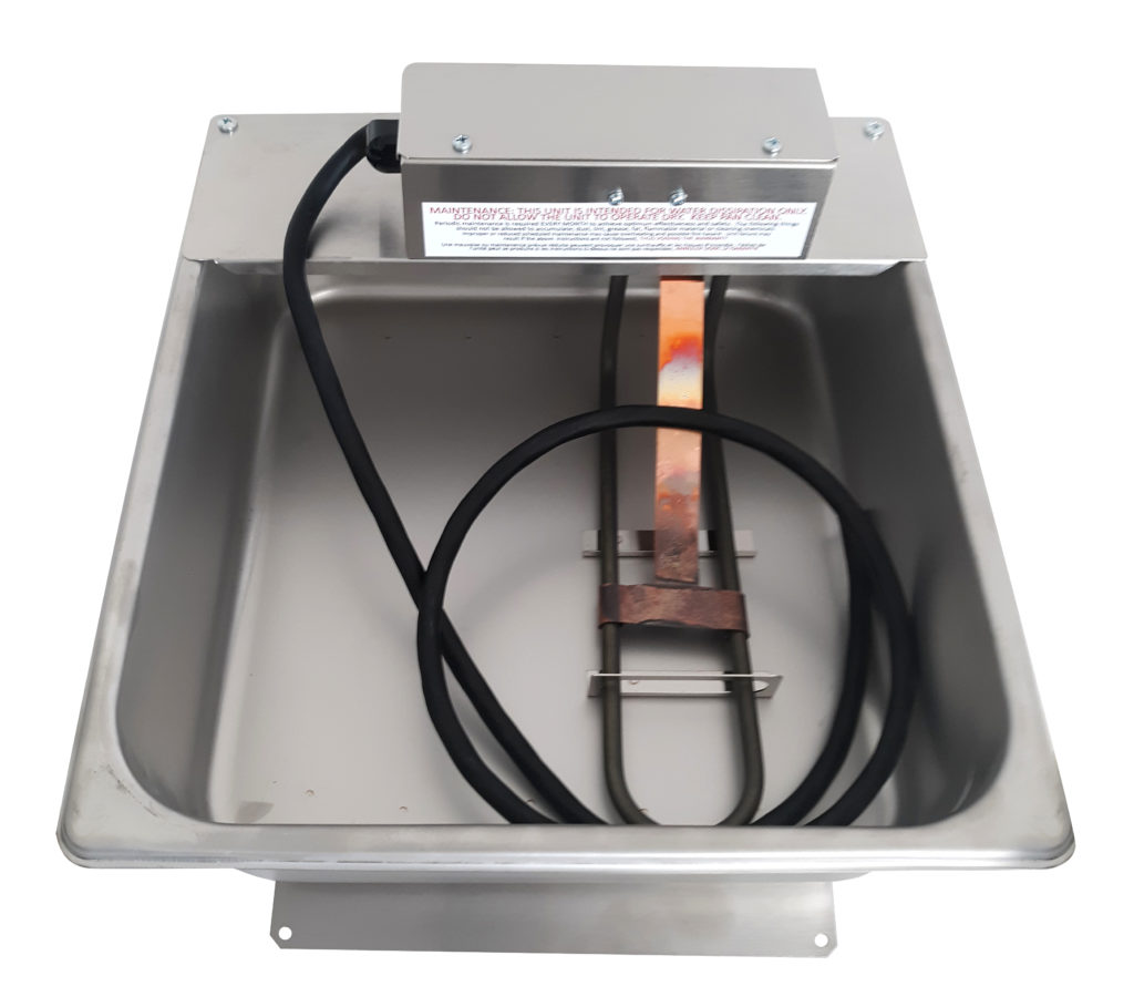 600W/120V 1/2 Size X 2 1/2" Deep Condensate Evap Pan - Birmingham ...